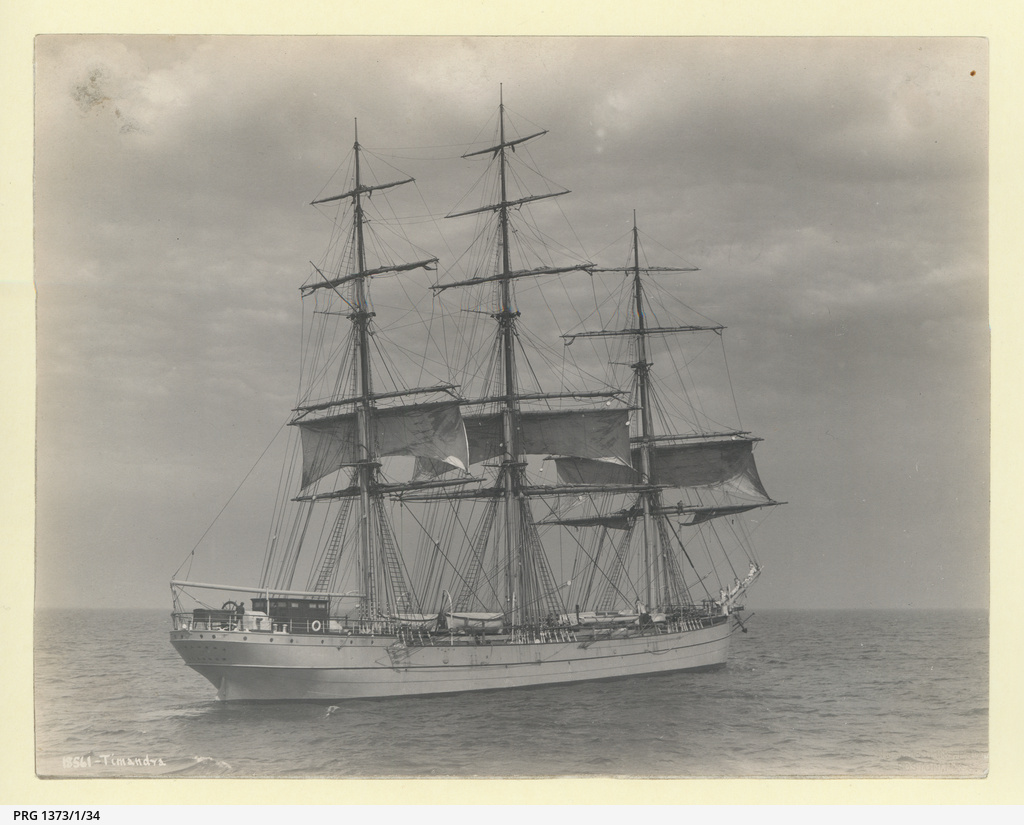 The 'Timandra' under sail • Photograph • State Library of South Australia