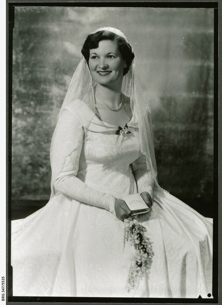 A.F. Ryan on her wedding day • Photograph • State Library of South ...