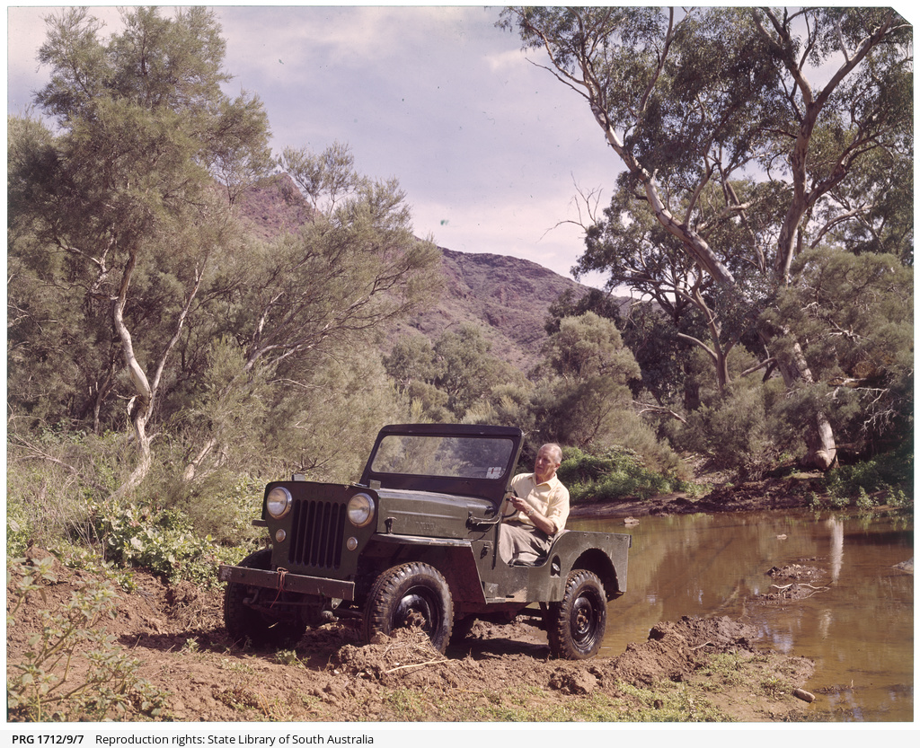Keith Phillips in the Flinders Ranges • Photograph • State Library of ...