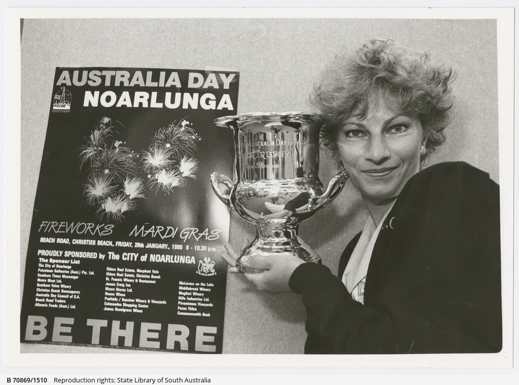 Meredith Laird of Community Services at Noarlunga Centre, with the ...