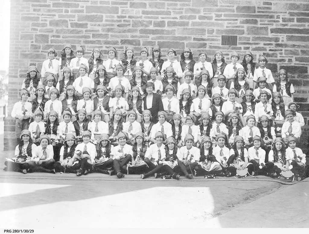 Schoolgirls from Unley High School, South Australia • Photograph ...