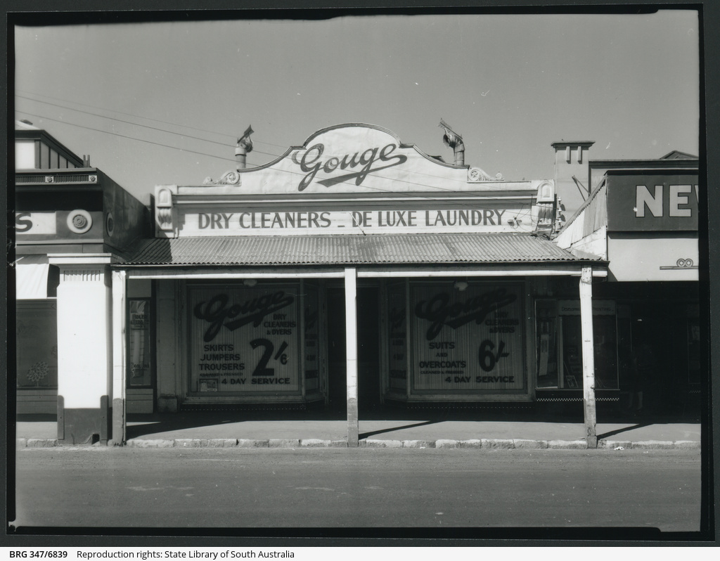 Gouge Dry Cleaners and Laundry and News Agent, Mount Gambier ...
