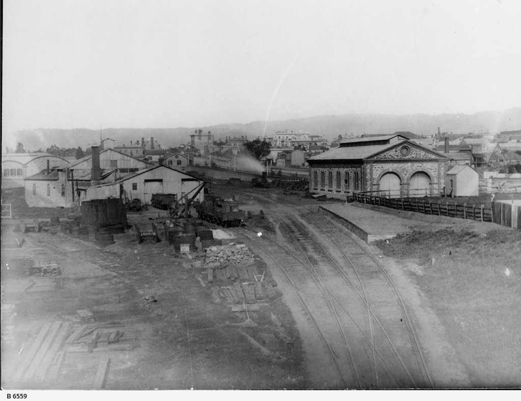 Railway Station Yard • Photograph • State Library of South Australia