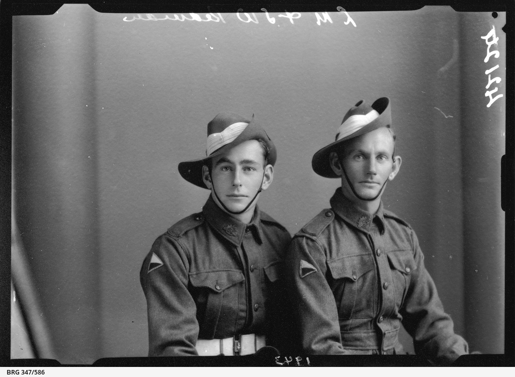 Leslie Maxwell and Sidney William Redman • Photograph • State Library ...