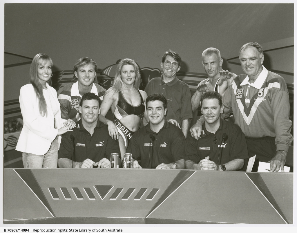 The Crows Show (bottom left to right) Bruce Abernethy, Bruce Lindner ...