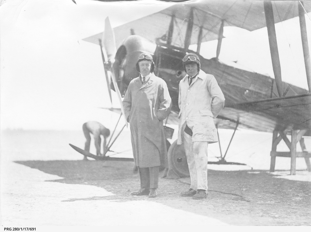 Sir Henry Galway and Captain Harry Butler • Photograph • State Library ...