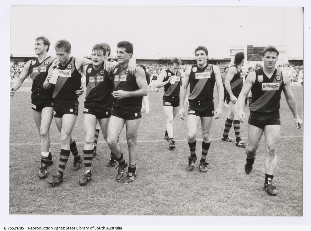 Photographs of West Adelaide and other football clubs at matches and ...