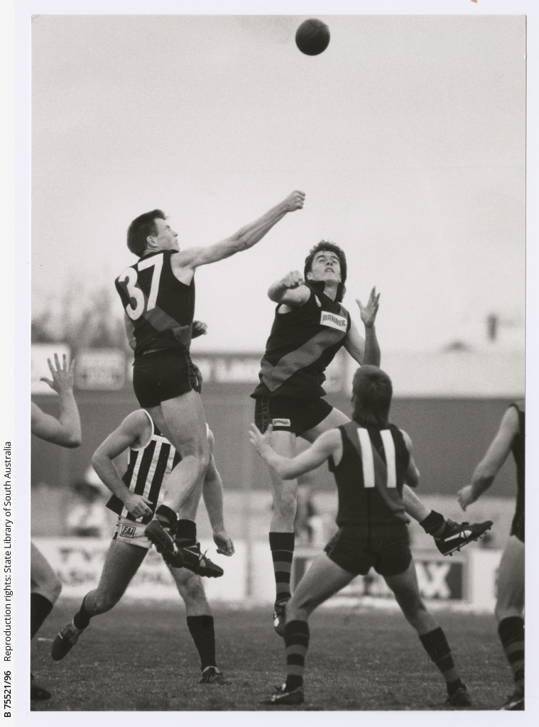 Photographs of West Adelaide and other football clubs at matches and ...
