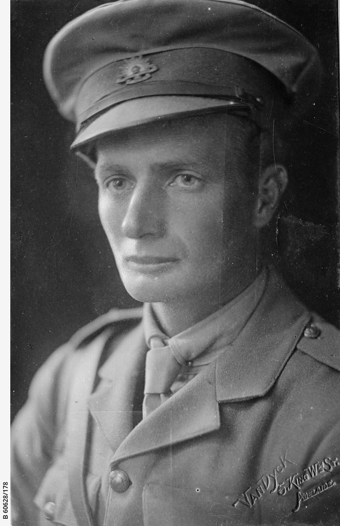 Man in army uniform • Photograph • State Library of South Australia