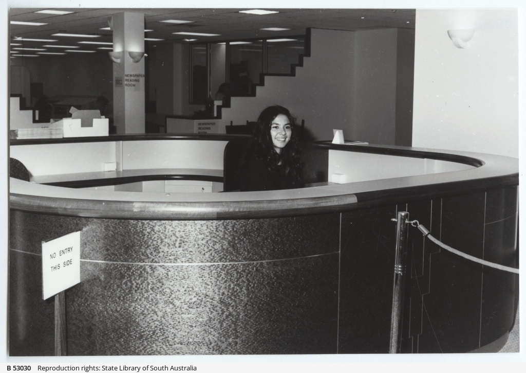 State Library reception desk • Photograph • State Library of South ...