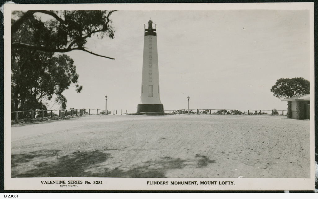 Flinders' Column, Mt. Lofty • Photograph • State Library of South Australia