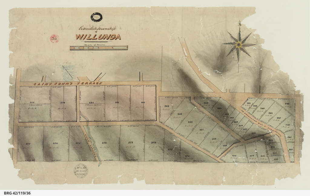 [Plan of] Extended Township of Willunga [cartographic material ...