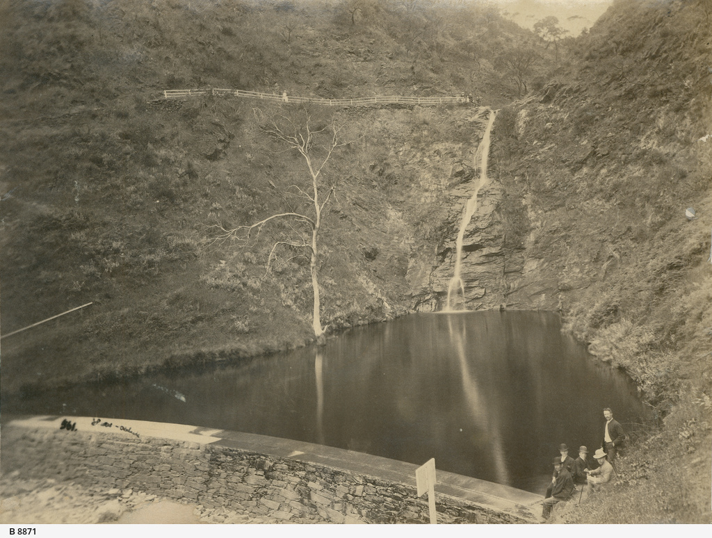 First Fall, Waterfall Gully • Photograph • State Library of South Australia
