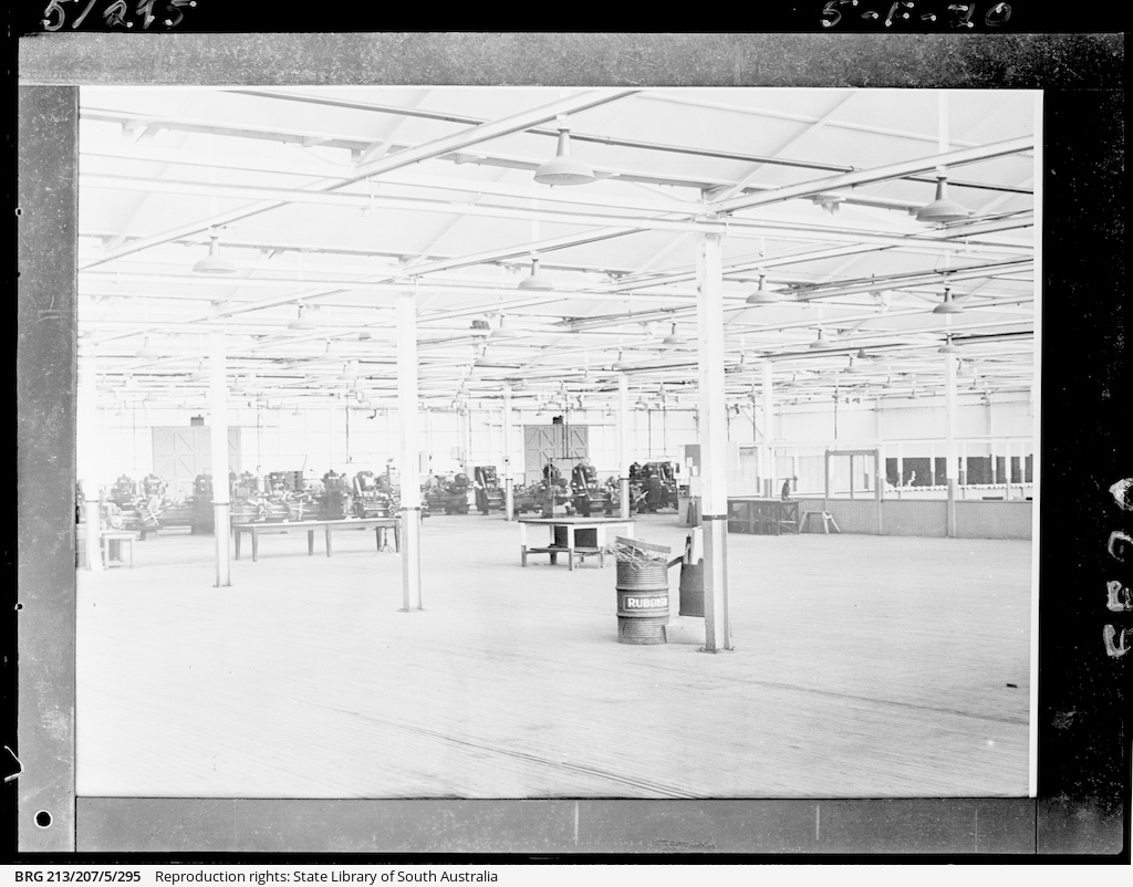 Views inside Finsbury Plant • Photograph • State Library of South Australia