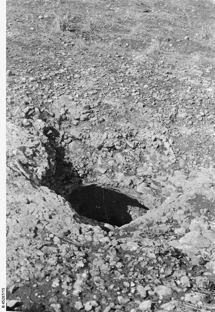 Views of Ooldea : hole in the ground • Photograph • State Library of ...