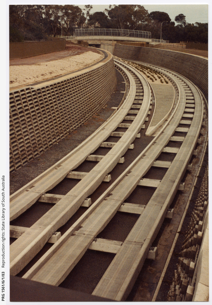 O'bahn busway track • Photograph • State Library of South Australia
