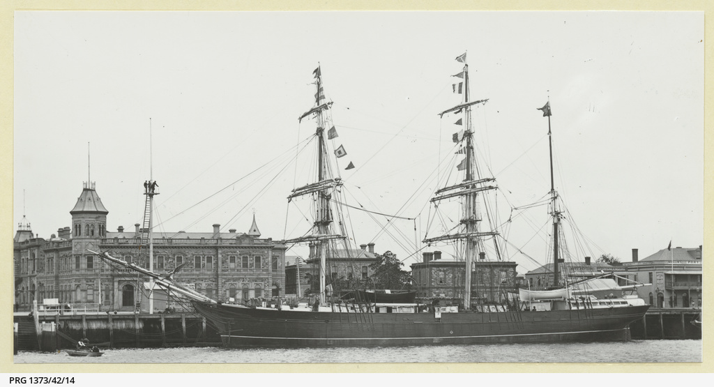'Royal Tar' wooden barque at Port Adelaide • Photograph • State Library ...