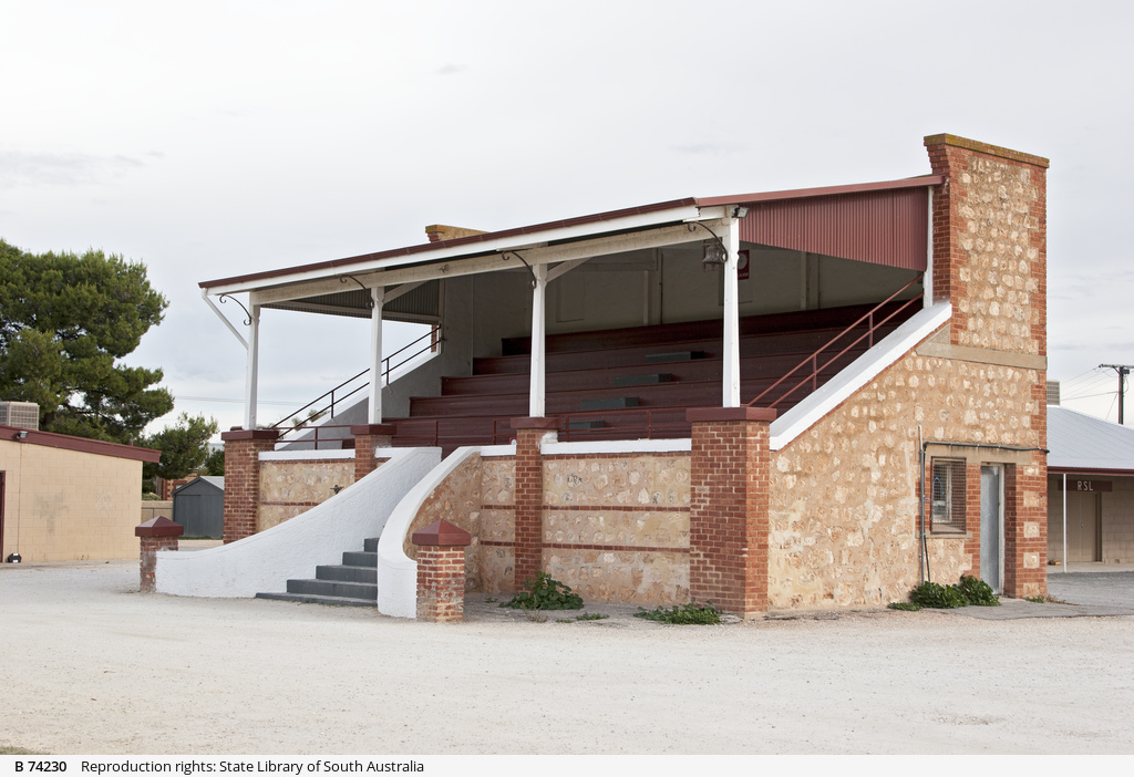 Mallala grandstand • Photograph • State Library of South Australia