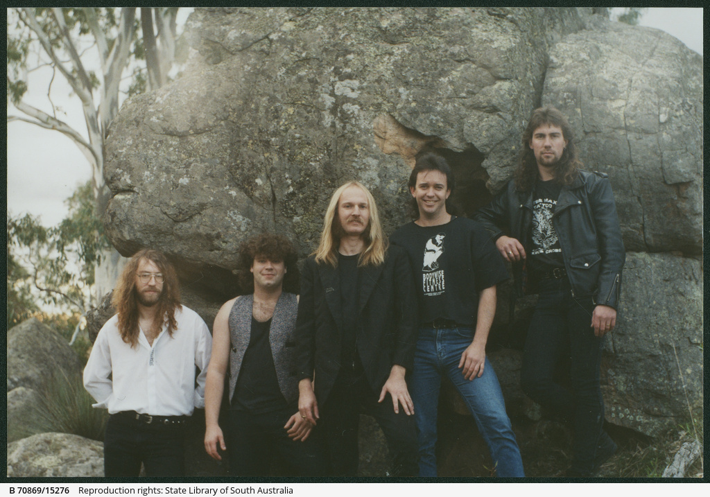 Fatal Hold band members, Darren, Mick, Mick, Ian and Steve ...