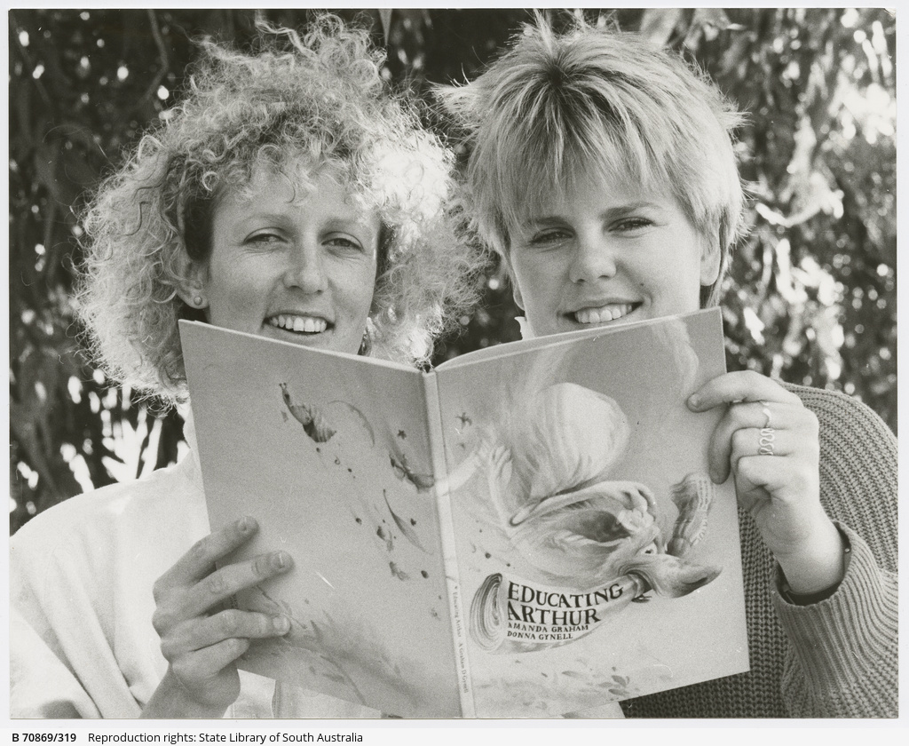 Blackwood author manda Graham (right) reads through 'Educating Arthur ...