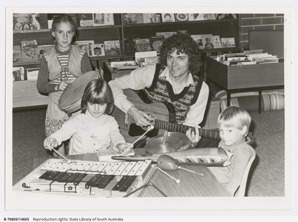 Peter Coombe with Jennifer Hyde, 9, Para Hills; Rebecca Strykowski, 5 ...