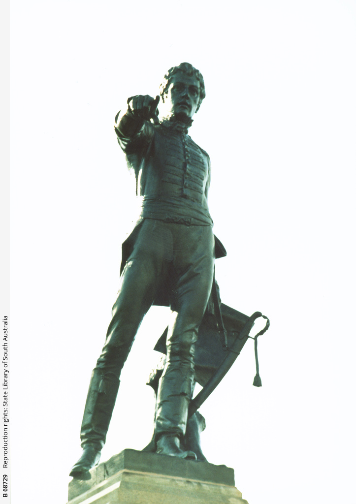 Colonel Light statue, Montefiore Hill • Photograph • State Library of ...