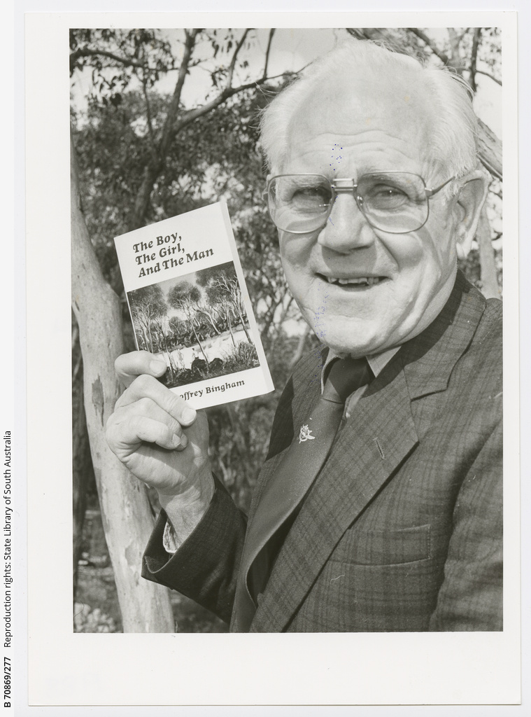 Geoffrey Bingham with his most recently published book. 1988 ...