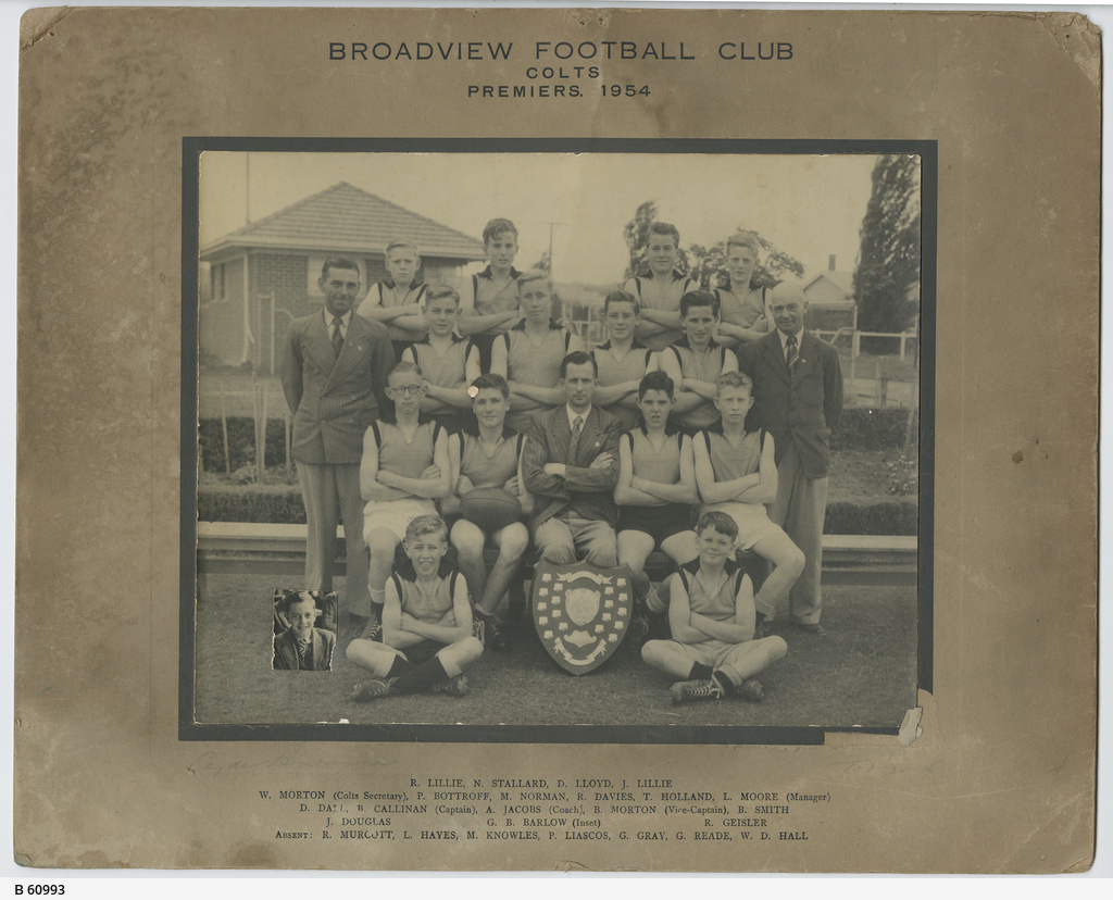 Broadview Football Club - Colts • Photograph • State Library of South ...