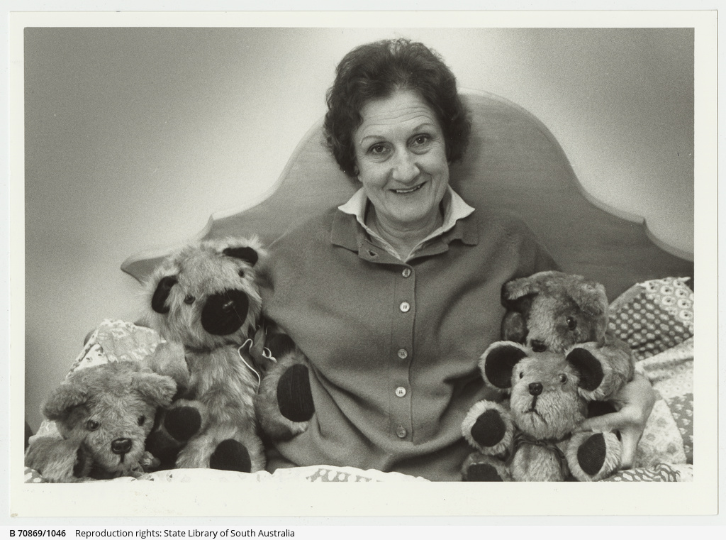 One little, two little, three little teddys, four little...Joan Woods ...