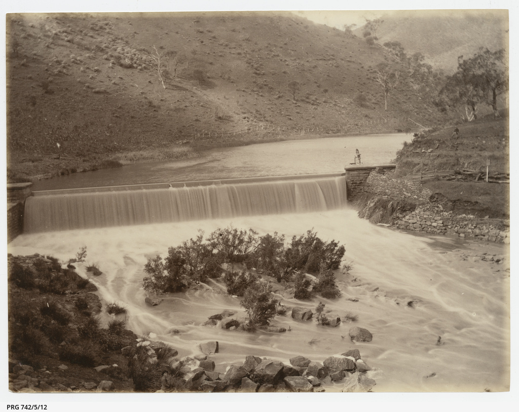 Torrens Gorge weir • Photograph • State Library of South Australia