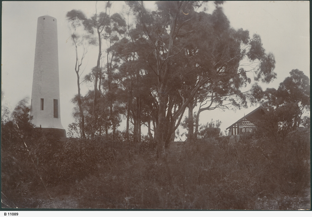 Flinders Column, Mount Lofty • Photograph • State Library of South ...