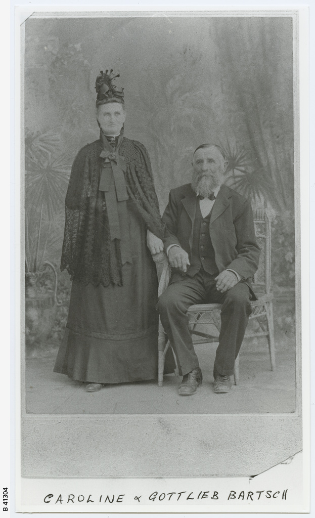 Gottlieb and Caroline Bartsch • Photograph • State Library of South ...