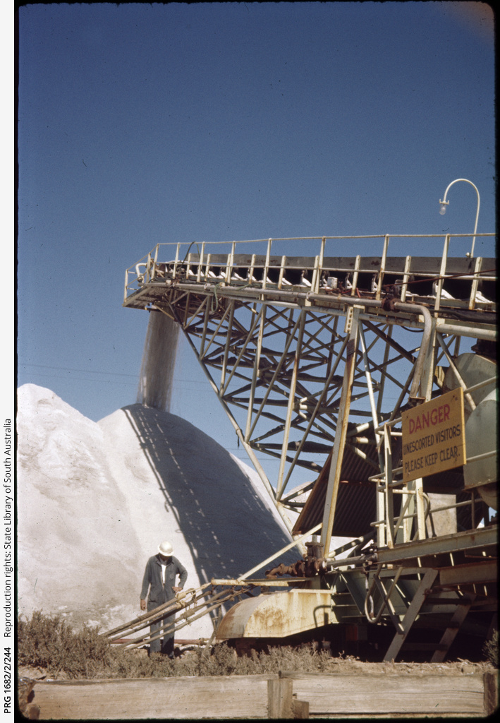 Salt harvesting and quarrying in South Australia • Photograph • State ...