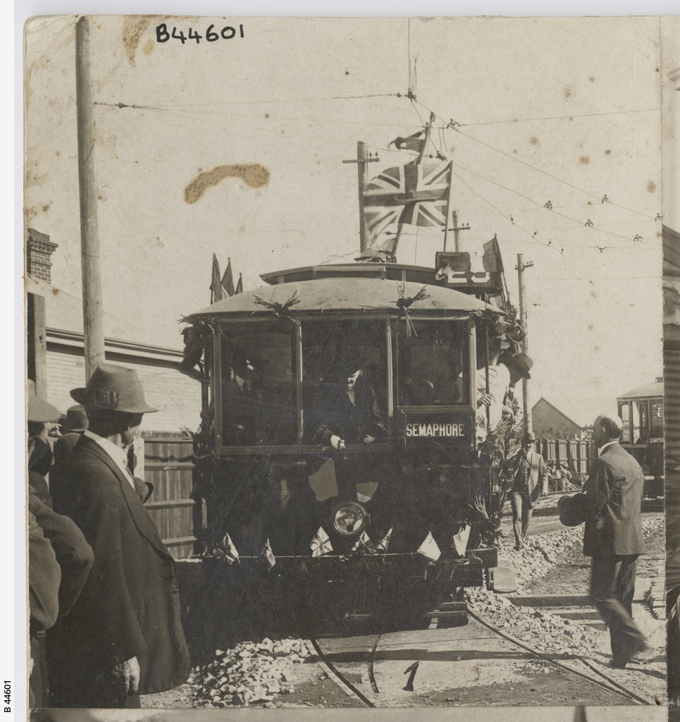Tram, Port Adelaide • Photograph • State Library of South Australia