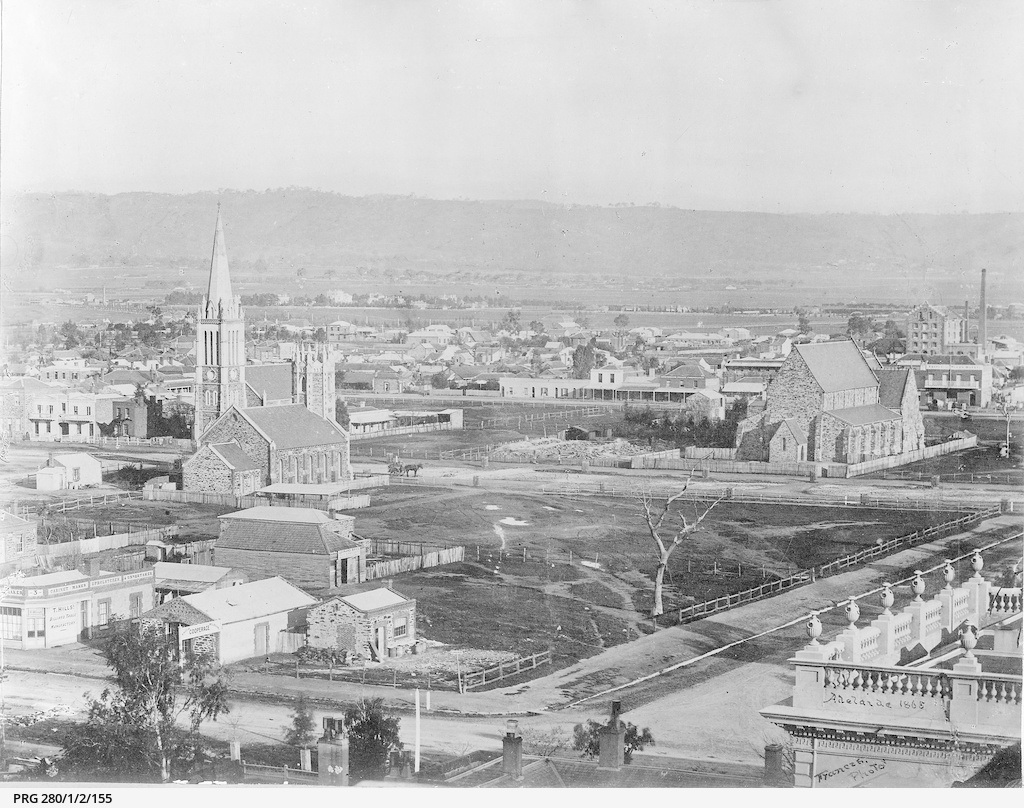 View of early Adelaide • Photograph • State Library of South Australia
