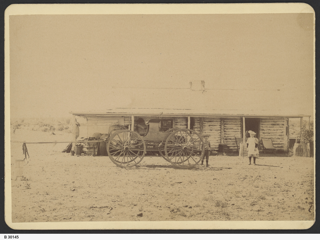 Horse Carriage at Andamooka • Photograph • State Library of South Australia