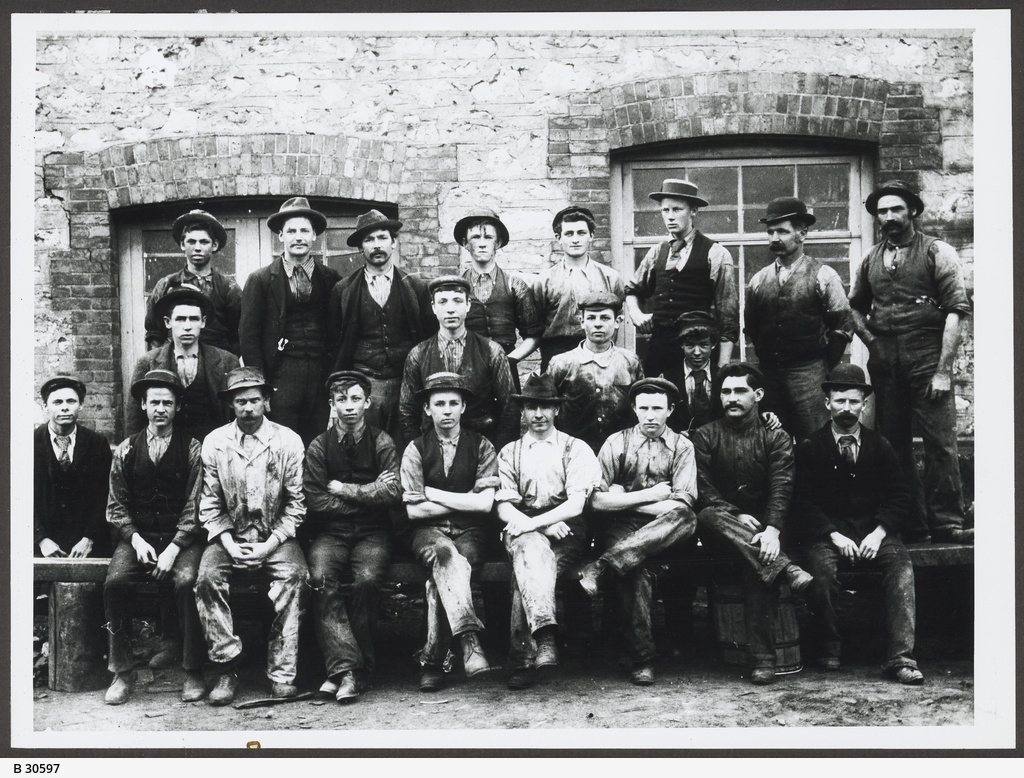 Miners at Moonta • Photograph • State Library of South Australia