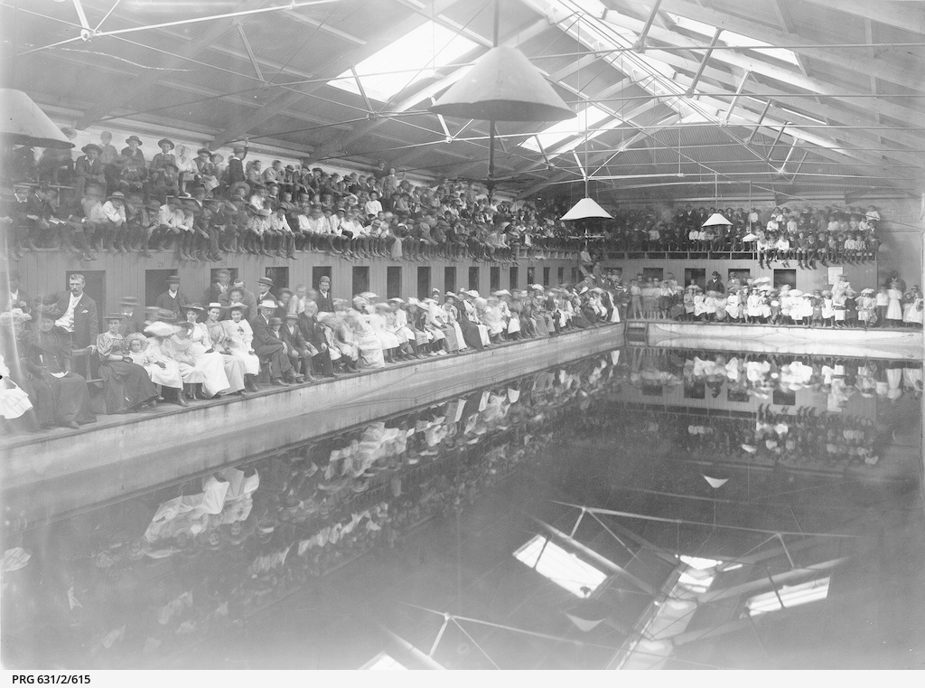 Swimming Contest, City Baths • Photograph • State Library of South ...