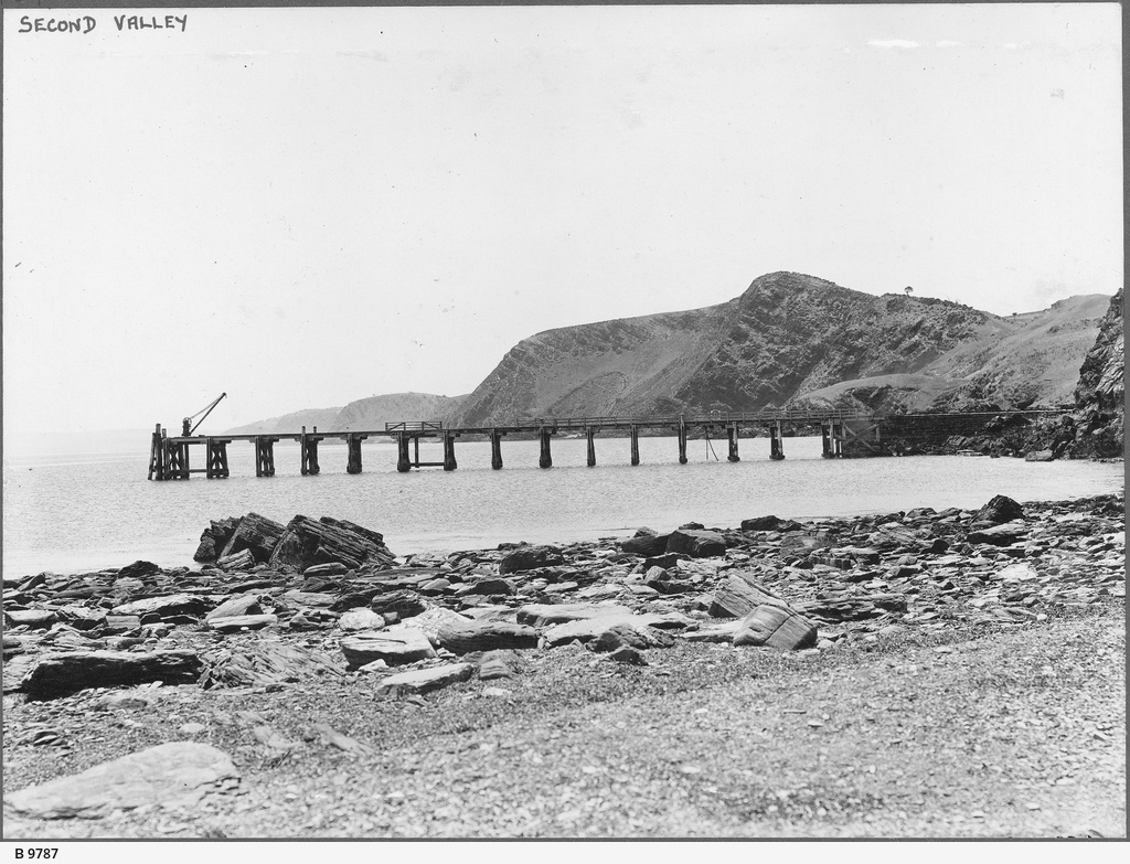 Jetty, Second Valley • Photograph • State Library of South Australia