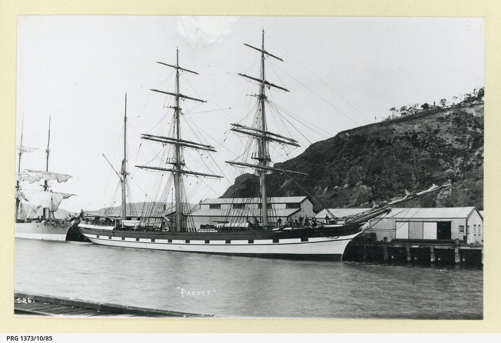 The 'Parsee' at Port Chalmers • Photograph • State Library of South ...