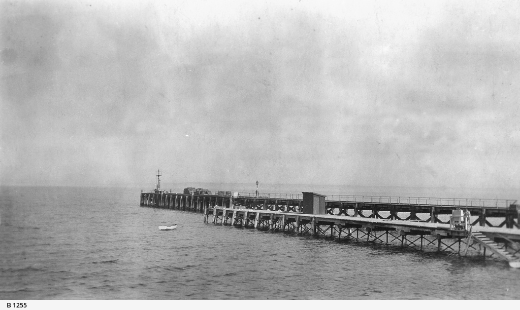 Old and new Jetties, Kingscote • Photograph • State Library of South ...