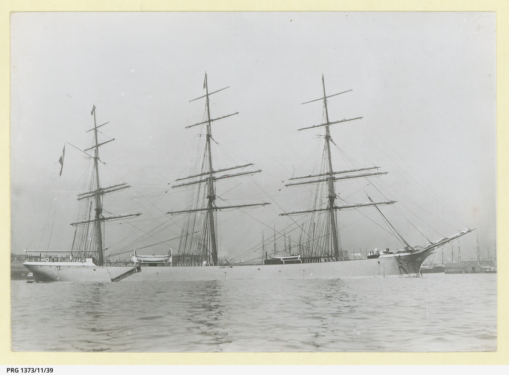 The 'Travancore' anchored in an unidentified port • Photograph • State ...
