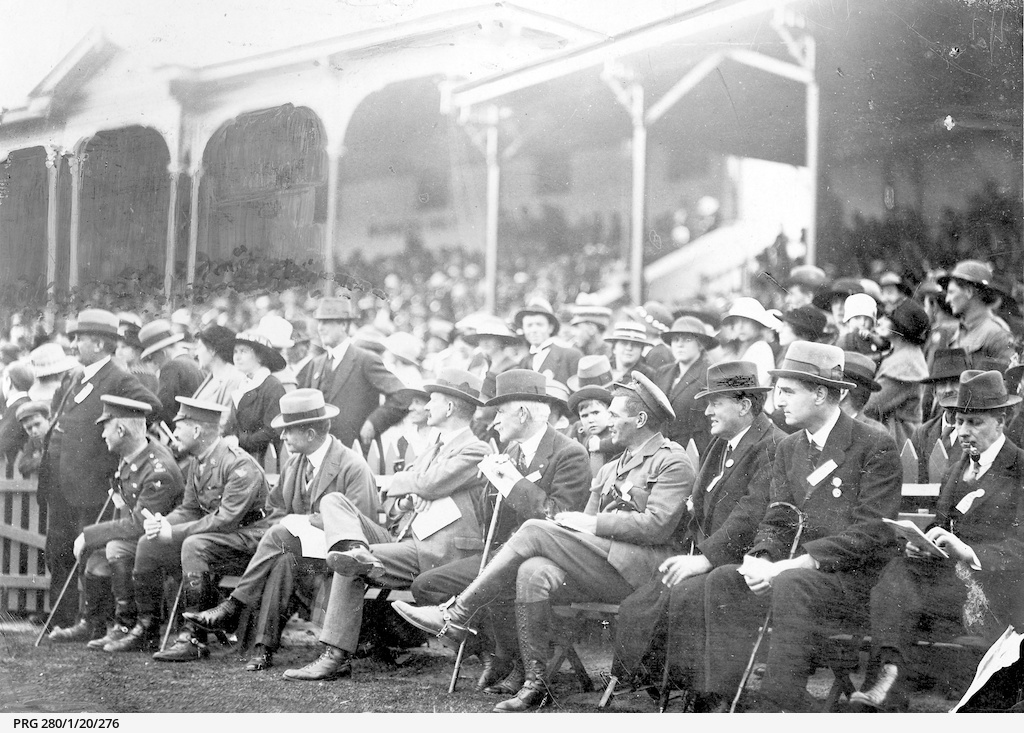Spectators watching football at Adelaide Oval • Photograph • State ...