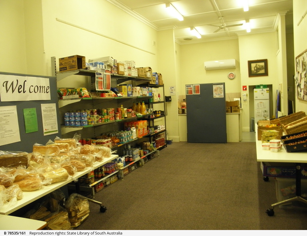 Hut Community Centre Food Pantry • Photograph • State Library of South ...
