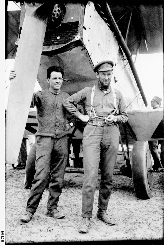 Thomas Kay and George Matthews in the England-Australia Air Race ...
