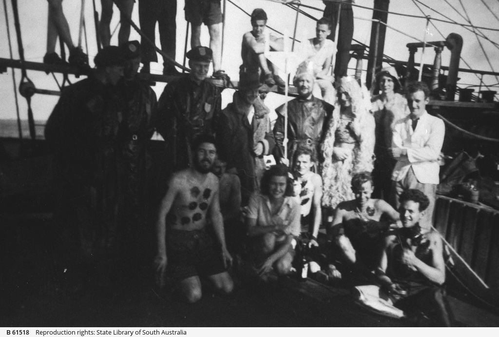 Sailors crossing the Equator on the 'Viking' • Photograph • State ...