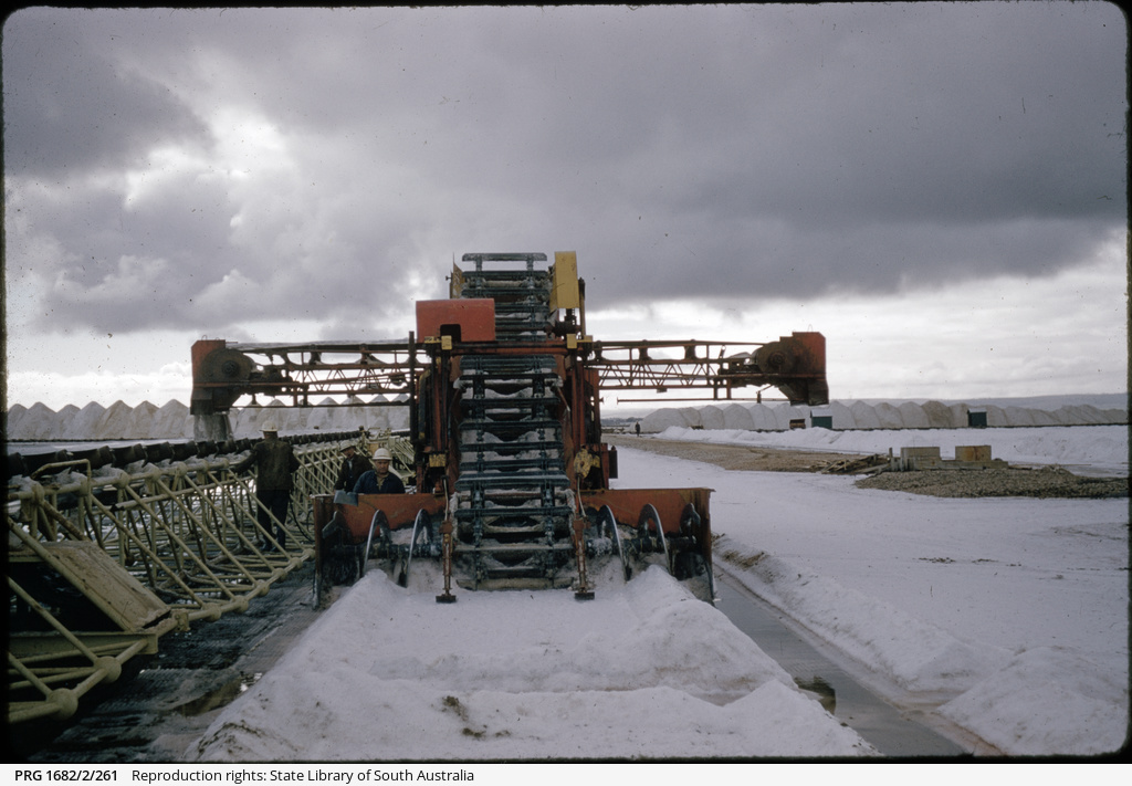 Salt harvesting and quarrying in South Australia • Photograph • State ...