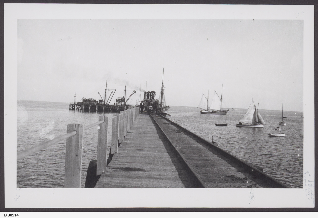 Port Victoria Jetty • Photograph • State Library of South Australia
