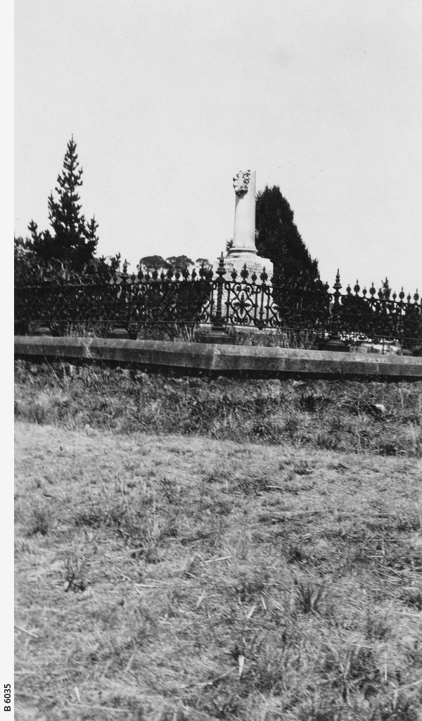 Monument in Nairne cemetery • Photograph • State Library of South Australia