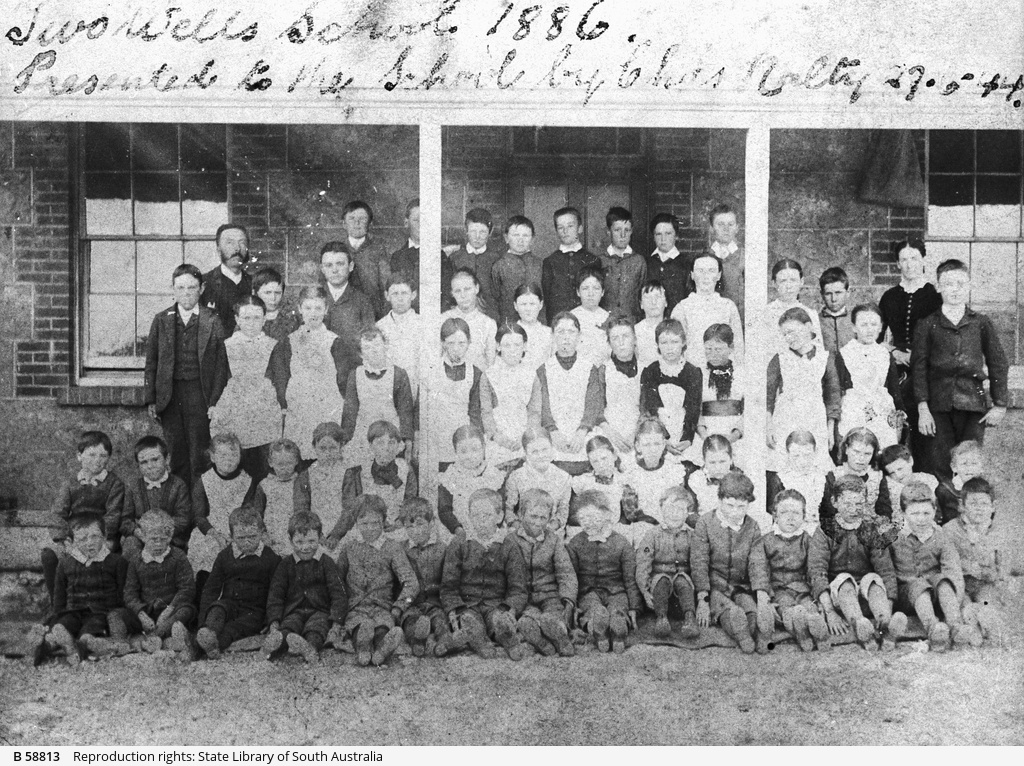 Pupils and teachers of from Two Wells School • Photograph • State ...